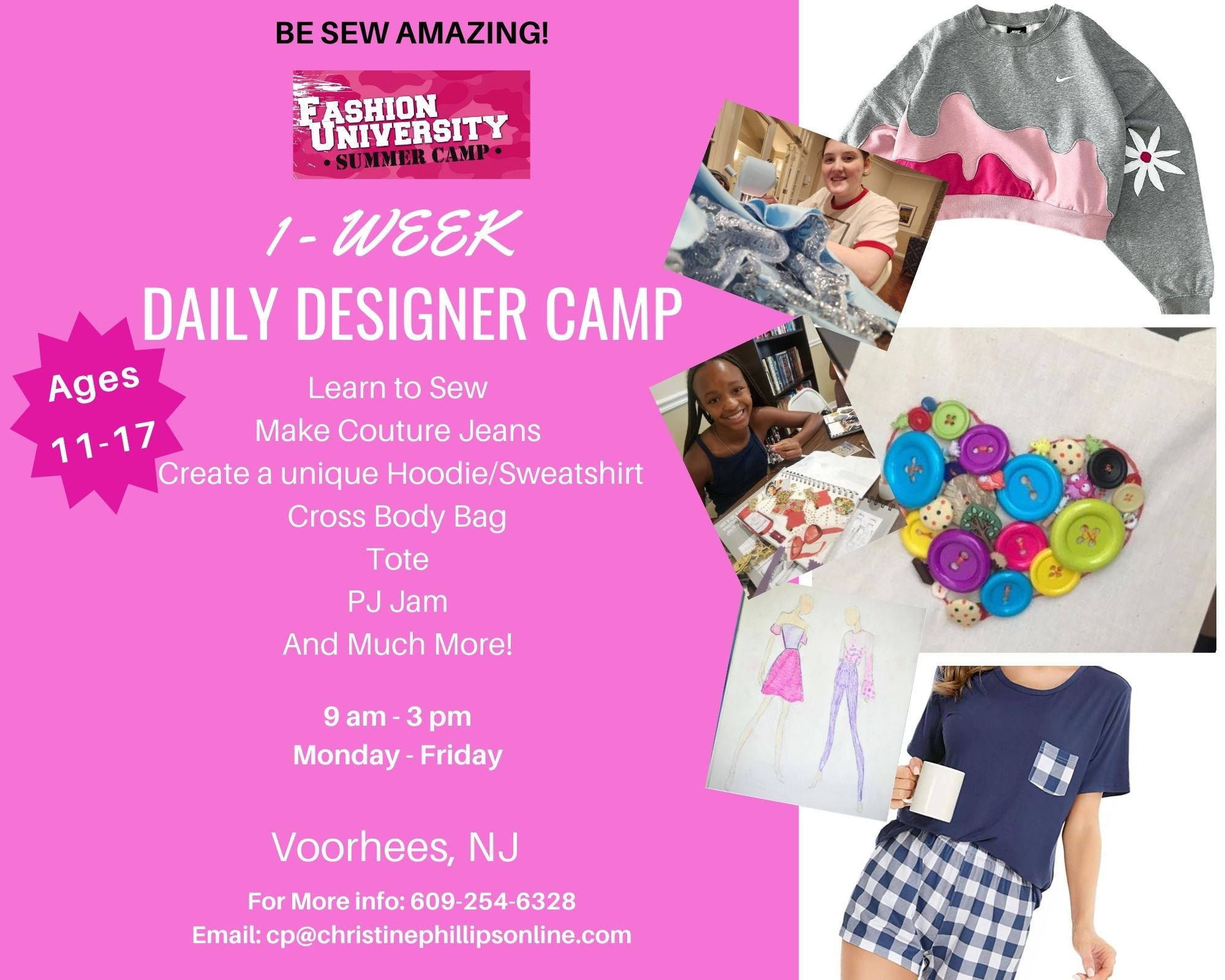 Daily Design Camp 2024 (1 week Camp) – Fashion University